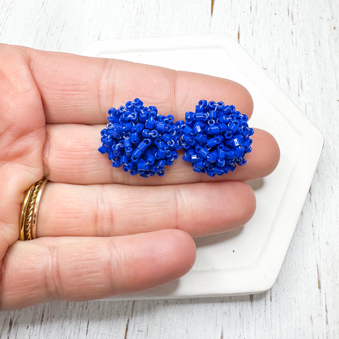 Tube Bead OPAQUE Solids and Mixes 20mm Stud/Topper-------> You choose ...
