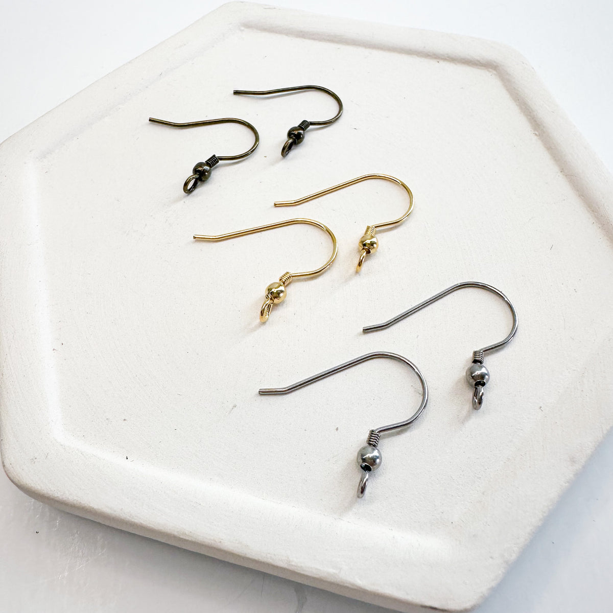 FORWARD FACING Stainless Steel French Earring Wires-----> Choose your ...