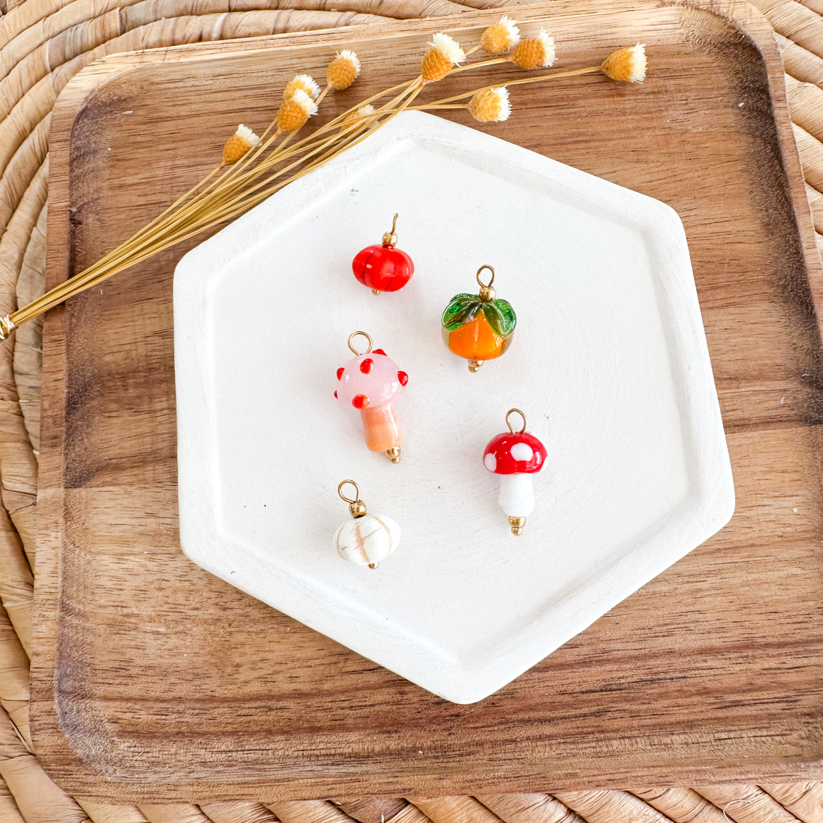 CHARM BAR Premium 18k Gold Plated and Stainless Steel FALL FUN Charms ...