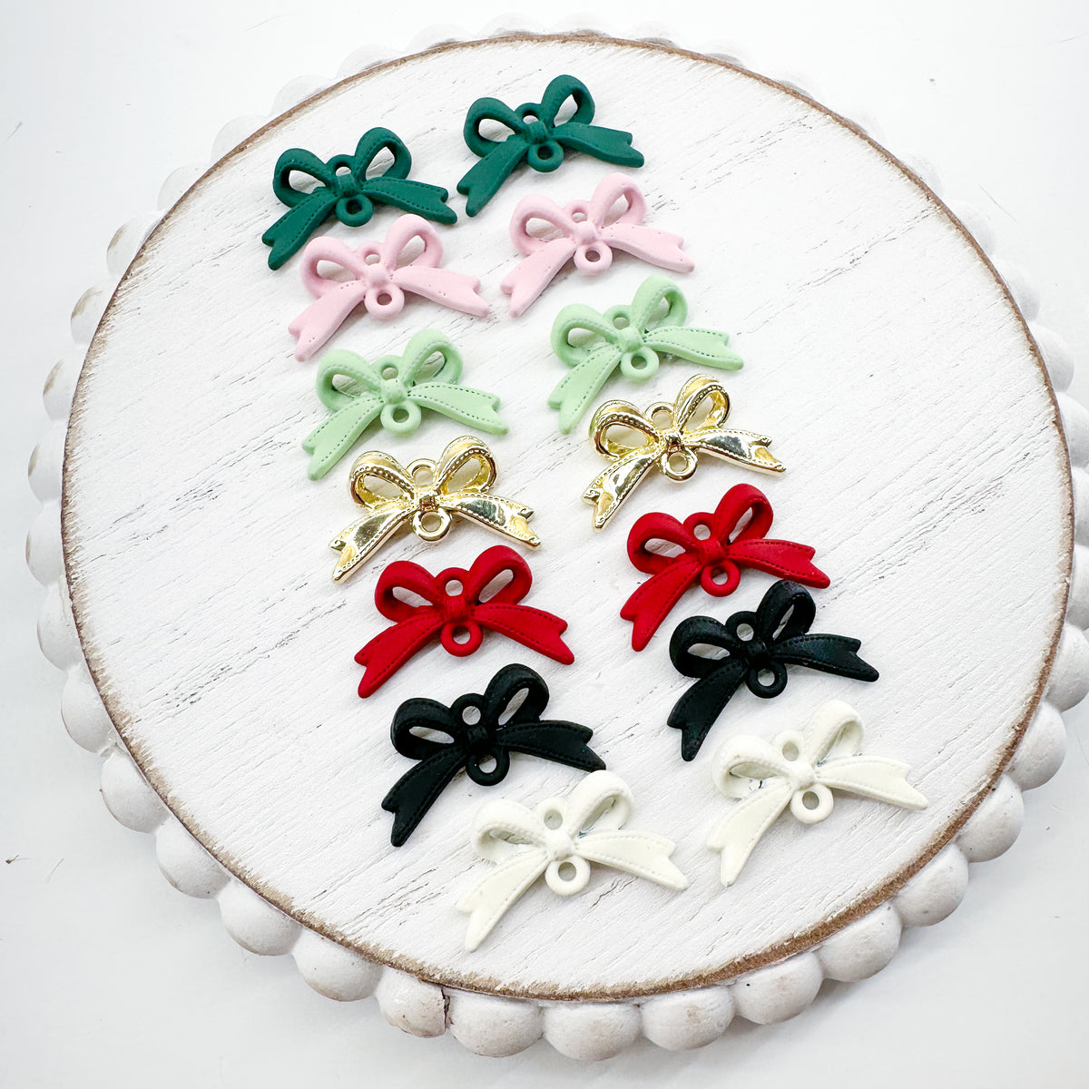 Ribbon Style BOW CONNECTORS-----> Choose your Color! – Campbells and Chaos
