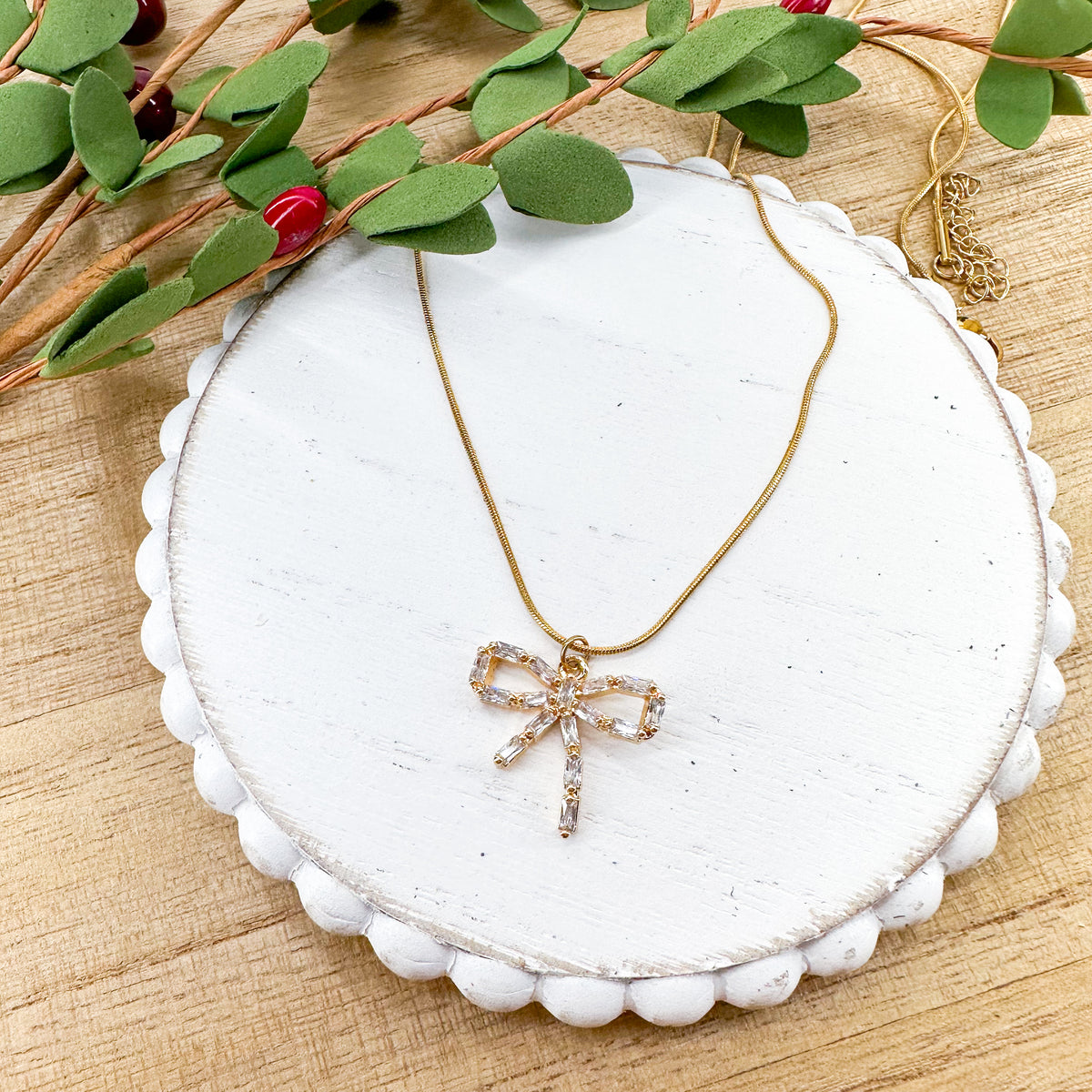 Pave Bow Charm/Pendant GOLD – Campbells and Chaos